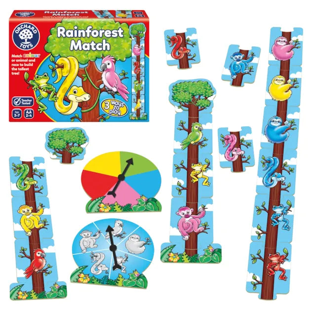 Orchard Games "Rainforest Match" Game – Robin's Nest For Children