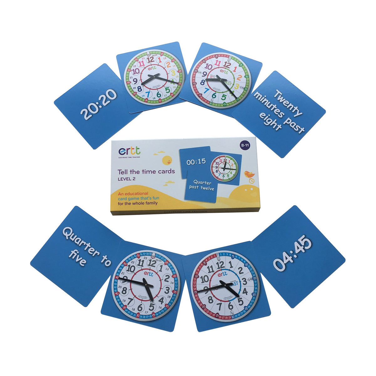 Easyread Time Teacher Playing Cards – Robin's Nest For Children
