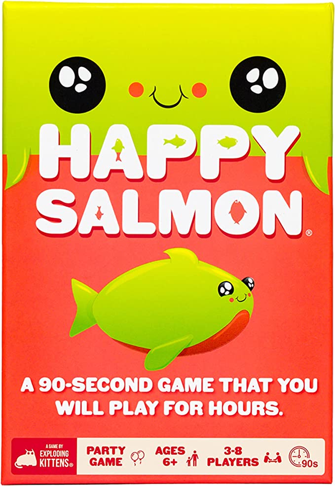Happy Salmon |Crazy Card Game for Families – Robin's Nest For Children